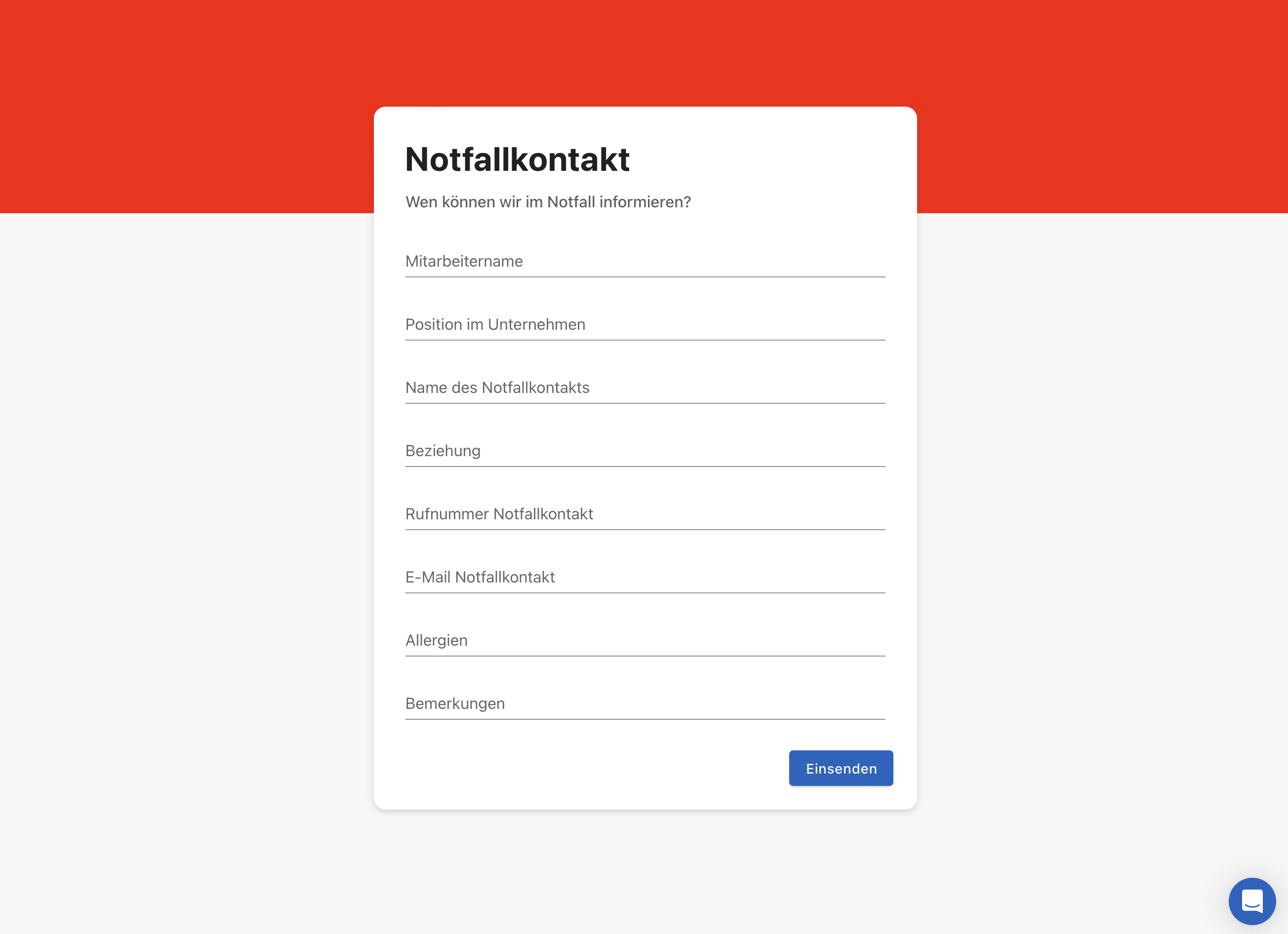 Notfallkontaktliste